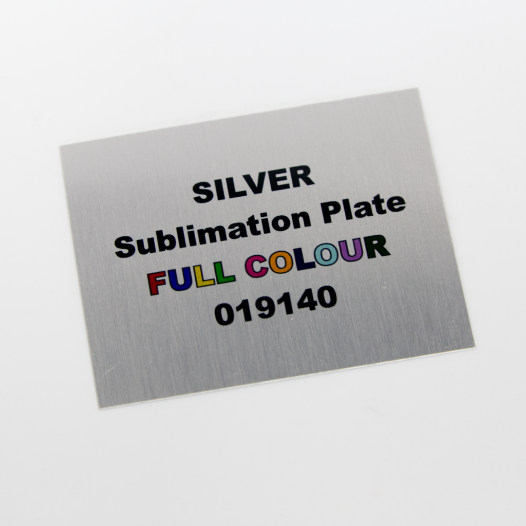 Custom Cut Sublimation Silver Plate | Things Engraved
