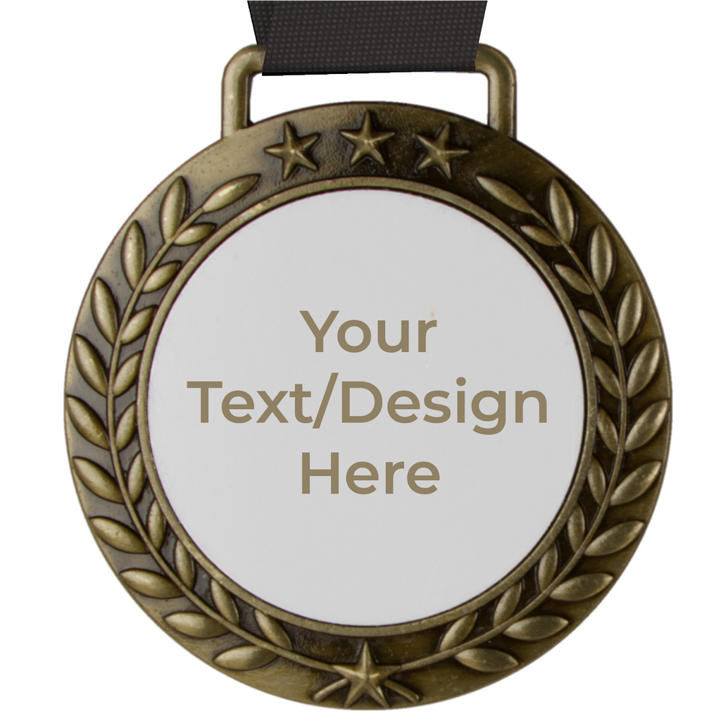 Full Colour Imaged Medal Gold | Things Engraved
