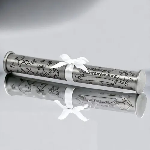 Wedding Certificate Tube | Things Engraved